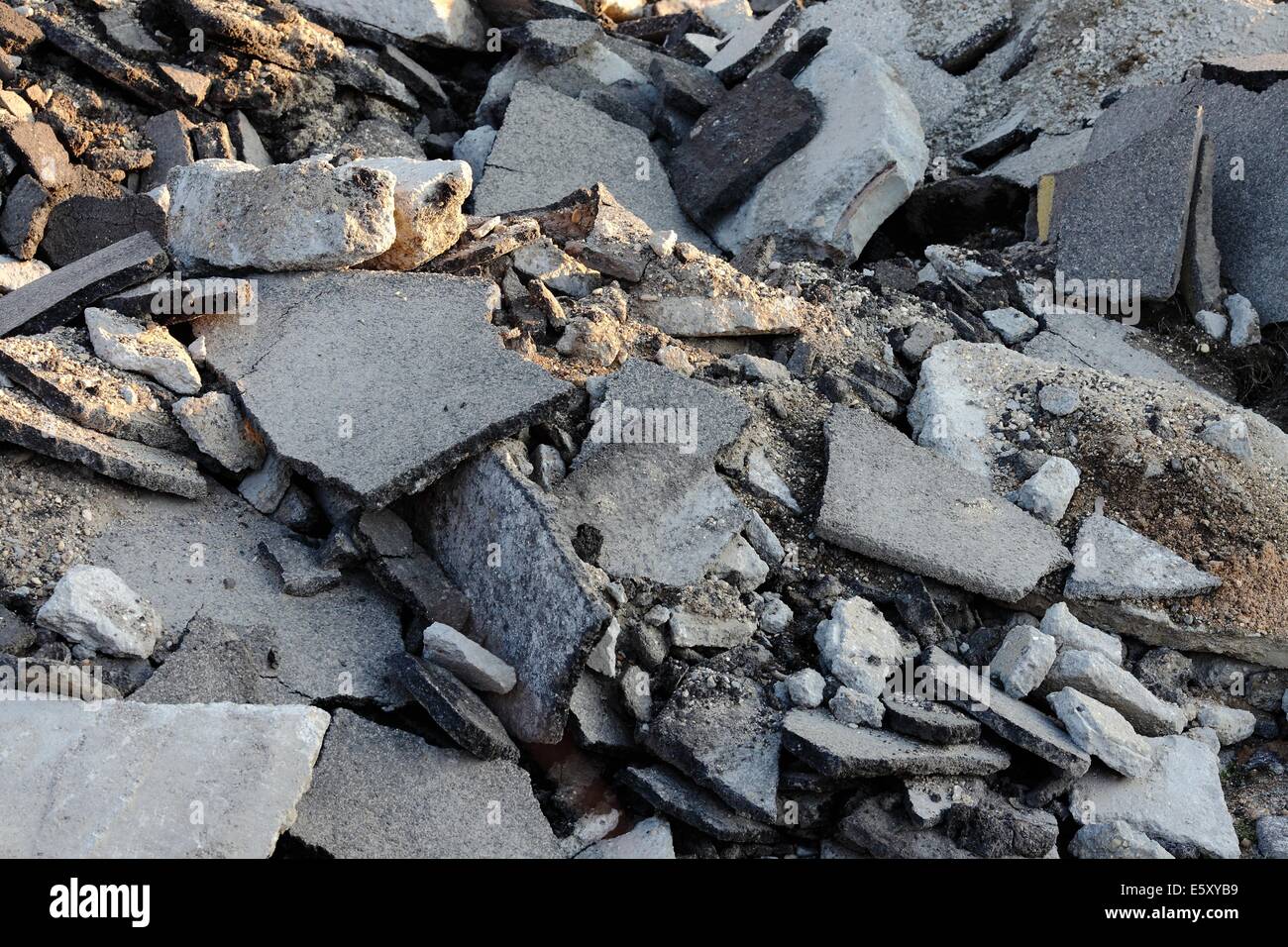 Asphalt tarmac debris hi-res stock photography and images - Alamy