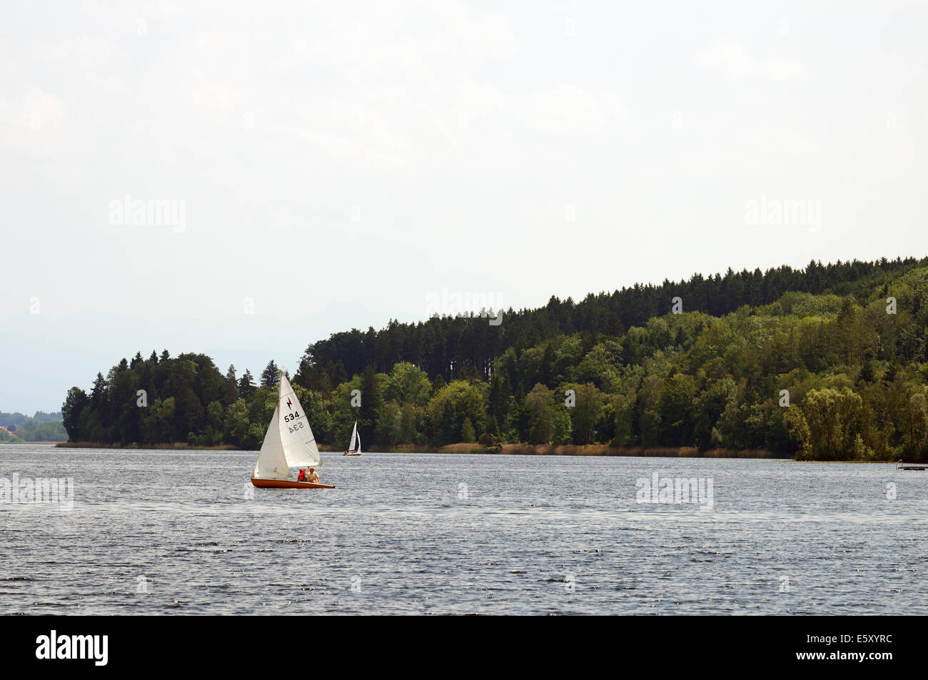 Wagingersee, Waging Am see, Bavaria, Germany Stock Photo - Alamy