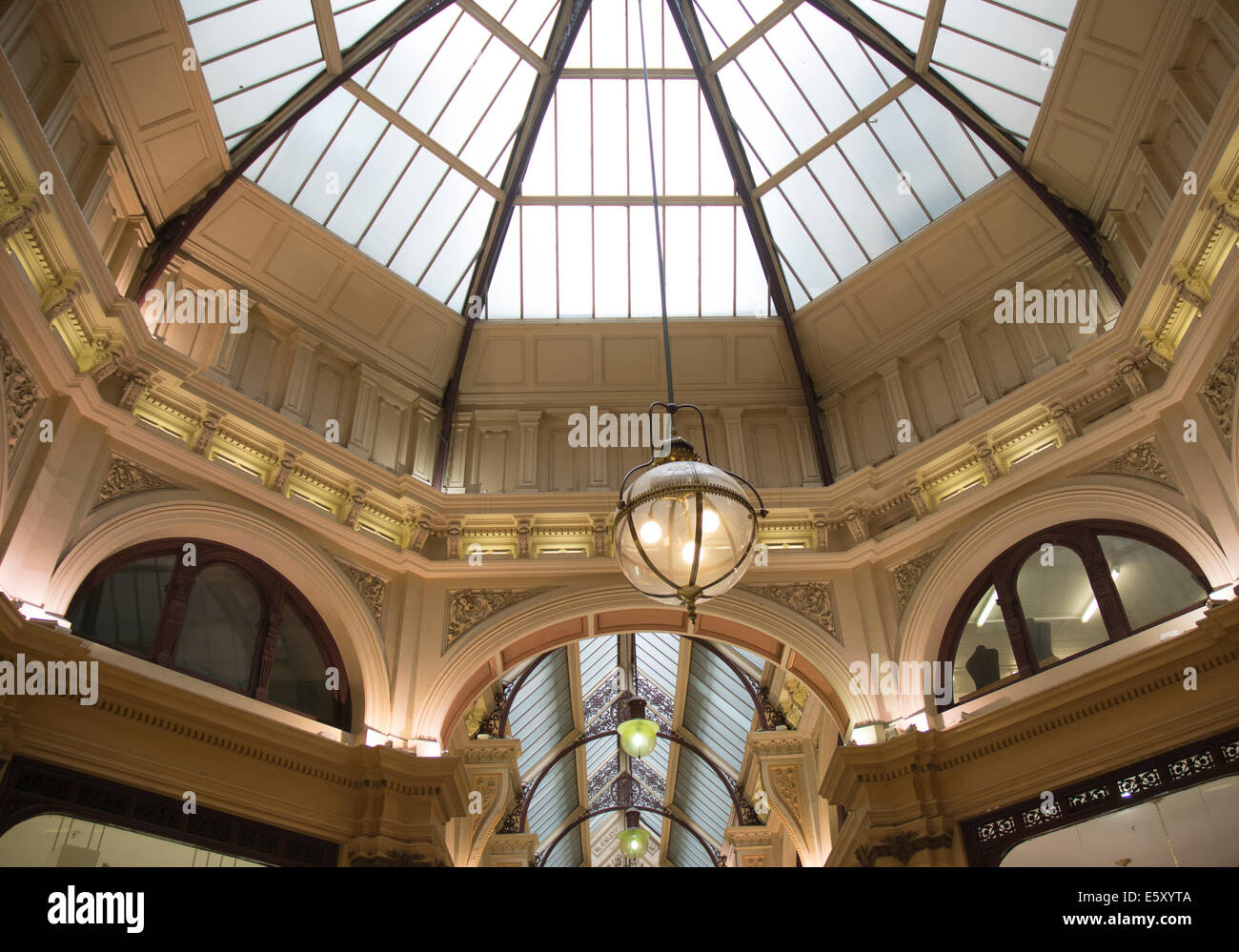 Royal Arcade Dome Melbourne Australia Stock Photo - Alamy