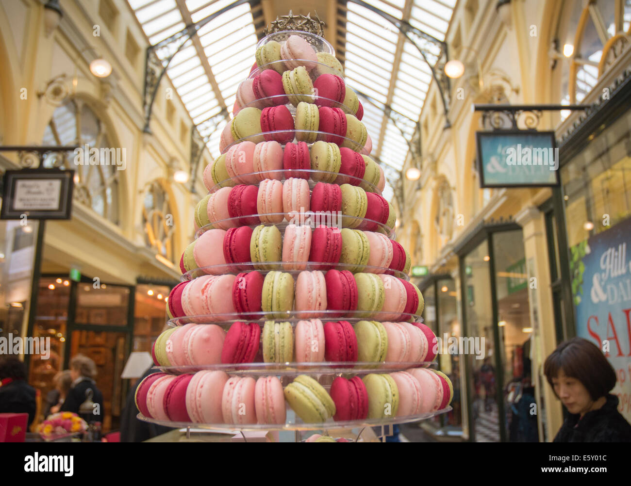 Macaron Biscuit Tree Stock Photo - Alamy