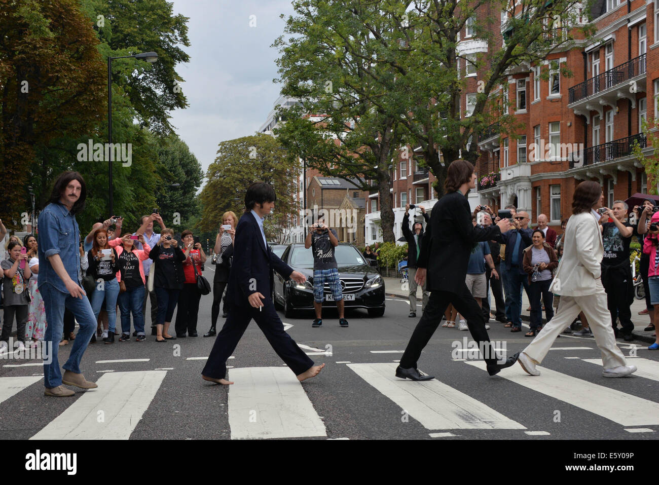 London,England, 8th August 2014 : 45th anniversary the recreation of ...