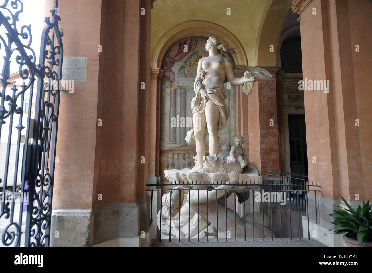 Sassuolo (Modena, Italy), the Ducal Palace, statue of Galatea Stock ...