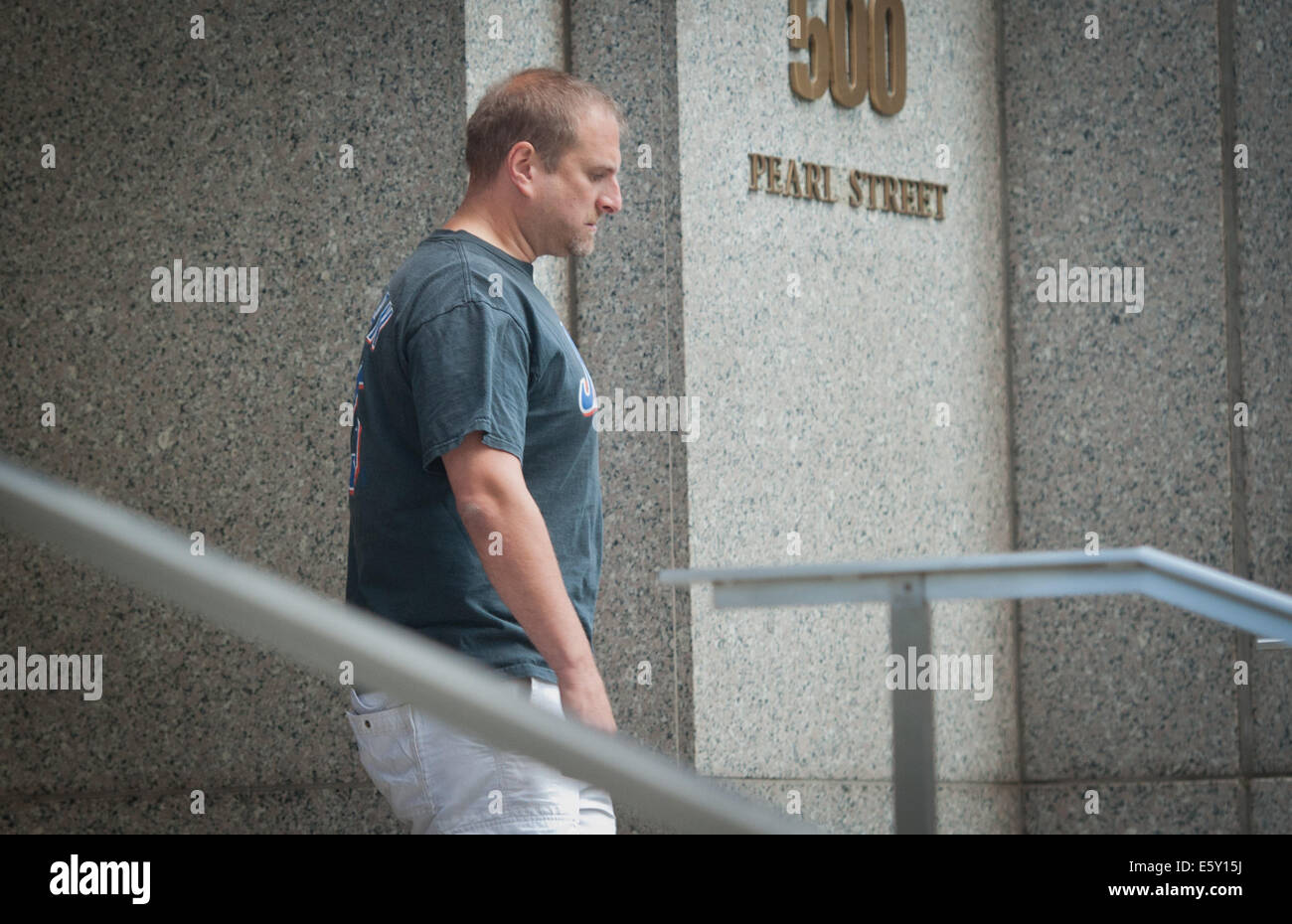 Manhattan, New York, USA. 7th Aug, 2014. JUSTIN ROMANO leavers ...