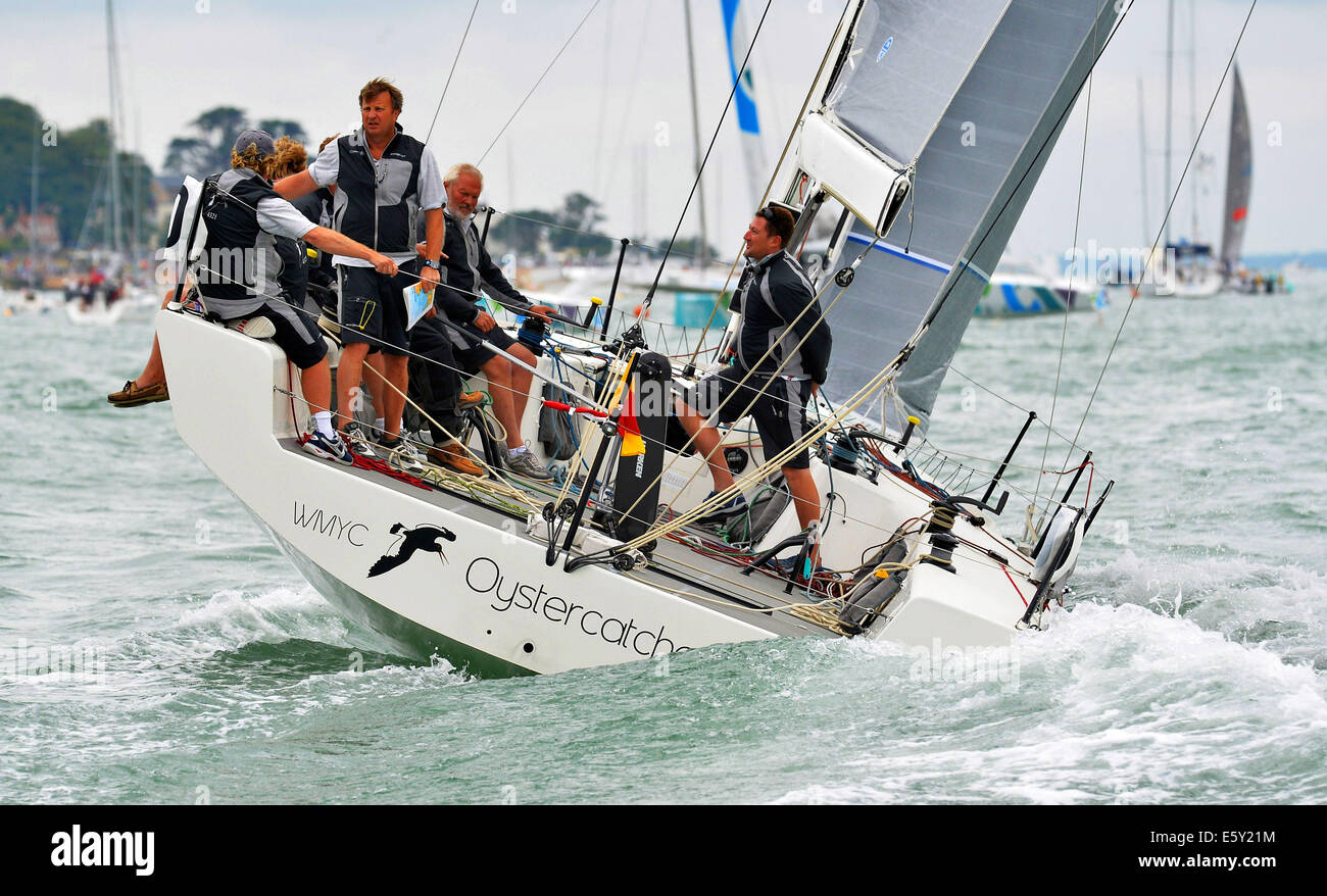 Cowes week action hi-res stock photography and images - Alamy