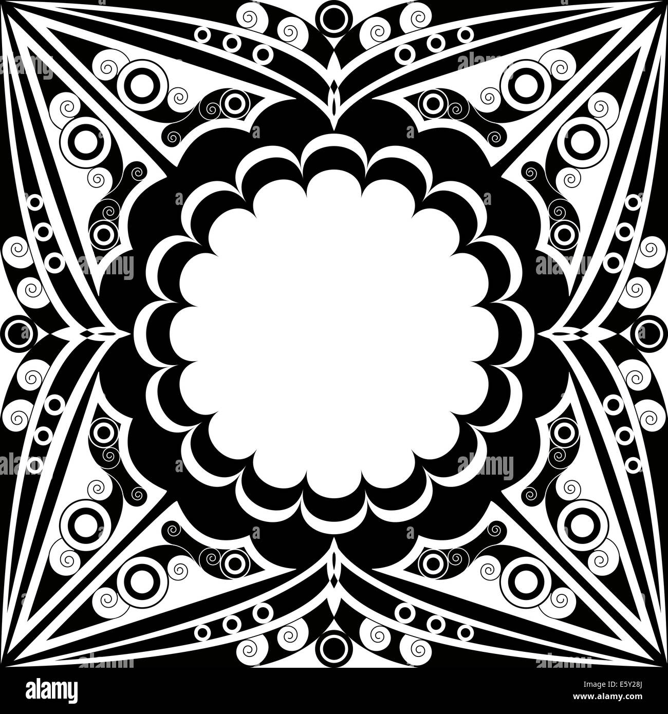 Arabesque frame hi-res stock photography and images - Alamy