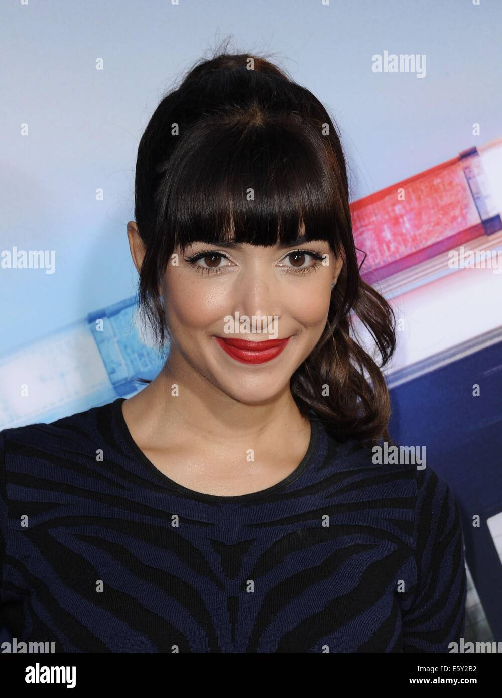 Hollywood, CA. 7th Aug, 2014. Hannah Simone at arrivals for LET'S BE ...