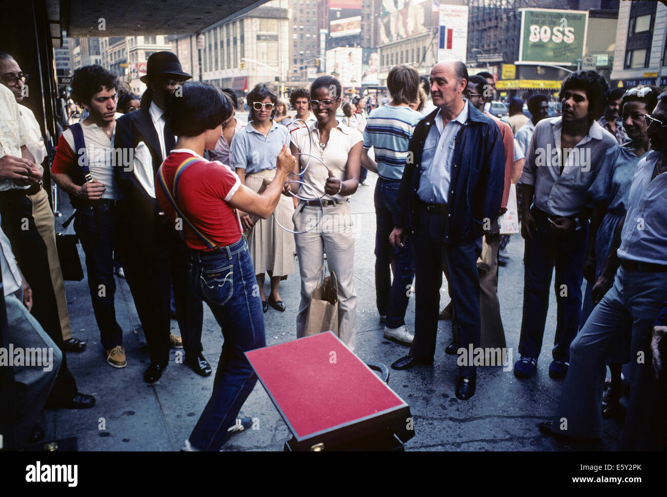 1970s crowd new york hi-res stock photography and images - Alamy