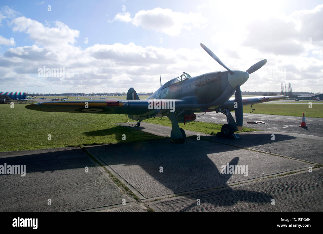 Hawker Hurricane British World War 2 Battle of Britain fighter plane ...
