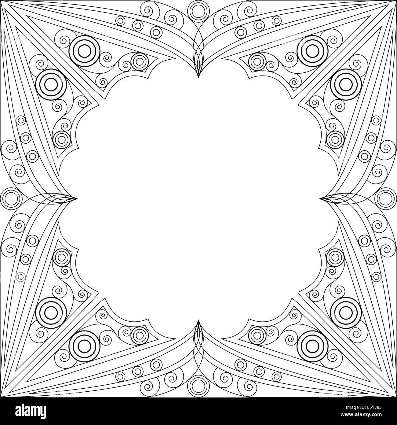 Arabesque Frame High Resolution Stock Photography and Images - Alamy