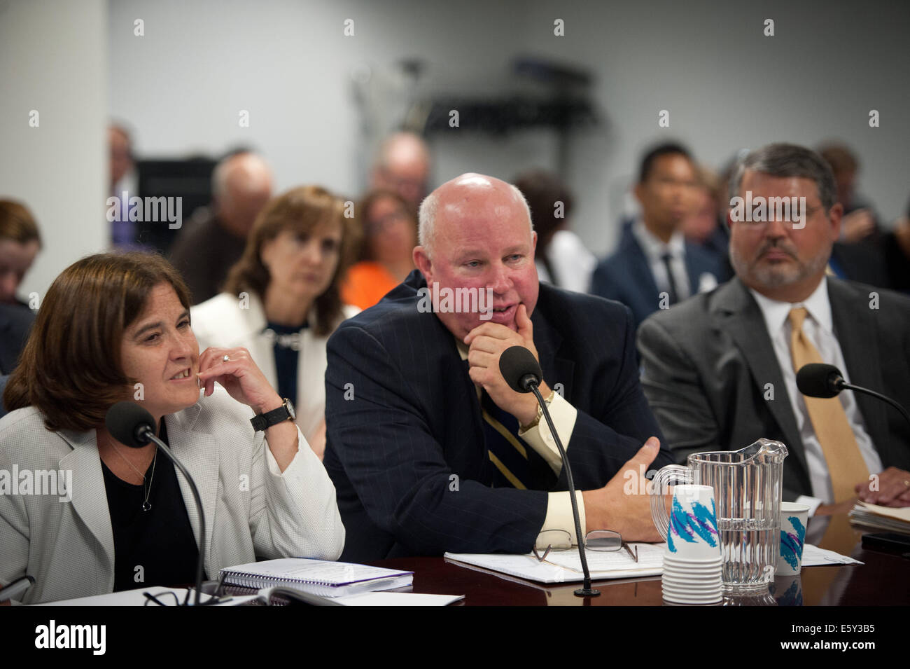 Manhattan, New York, USA. 7th Aug, 2014. MTA President and CEO THOMAS ...