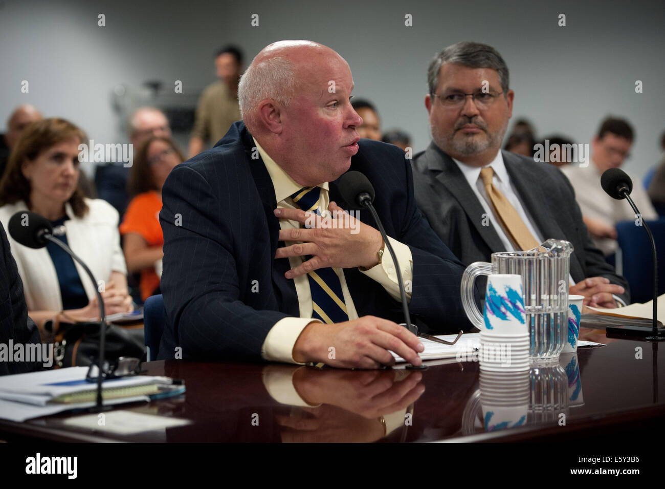 Manhattan, New York, USA. 7th Aug, 2014. MTA President and CEO THOMAS ...