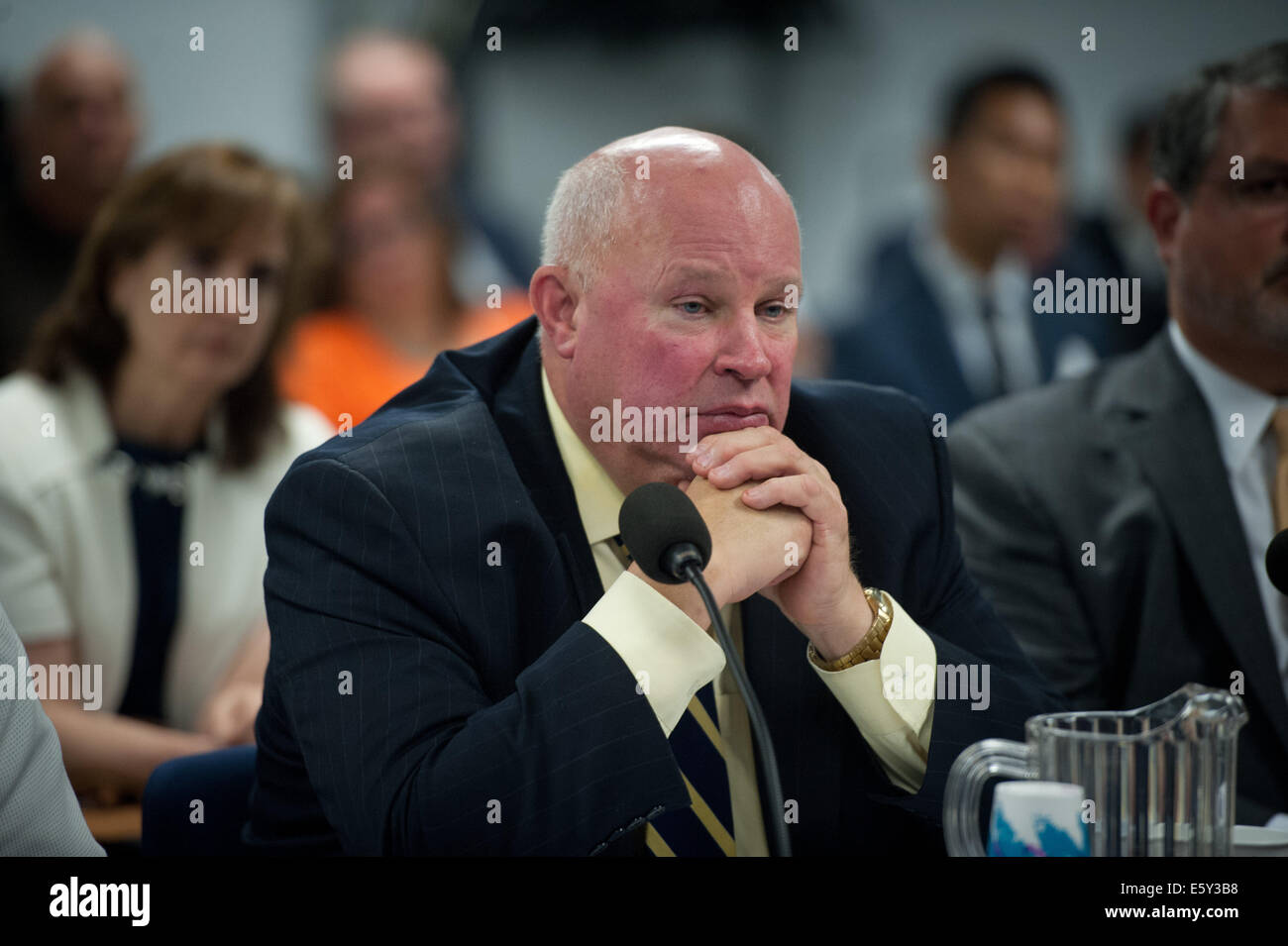 Manhattan, New York, USA. 7th Aug, 2014. MTA President and CEO THOMAS ...