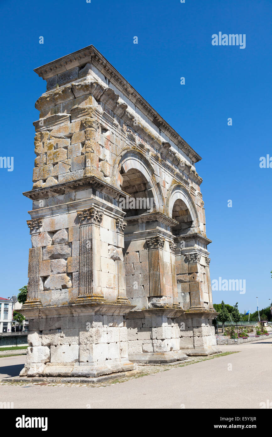 Arch of Germanicus in Saintes France Stock Photo - Alamy