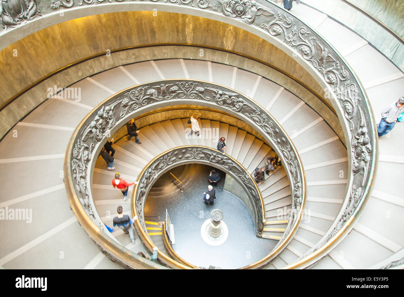 Famous spiral staircase at Vatican Museum in Rome Stock Photo - Alamy