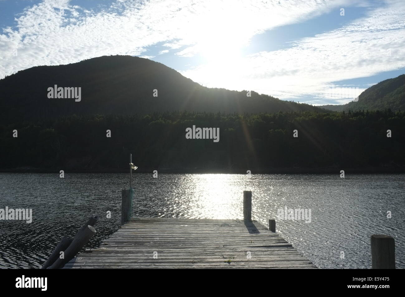 an old wharf in Atlantic Canada Stock Photo - Alamy