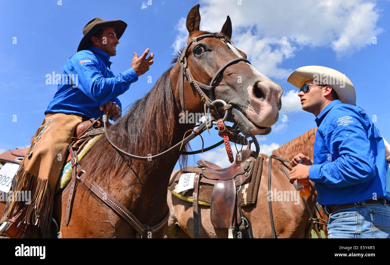 Catching cow hi-res stock photography and images - Alamy