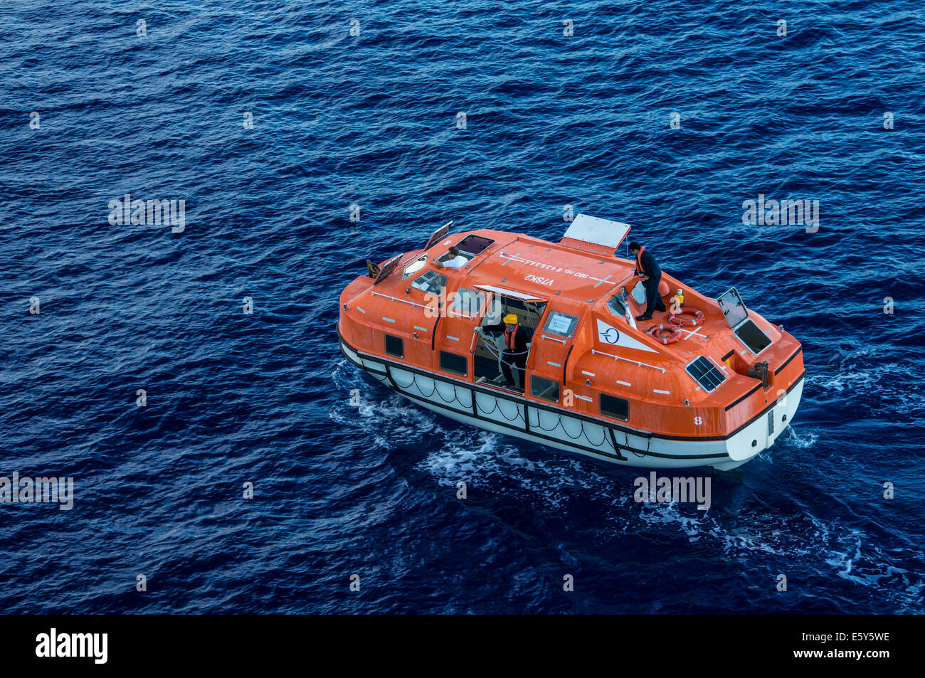 cruise ship tender Oceania Marina South Pacific Stock Photo - Alamy