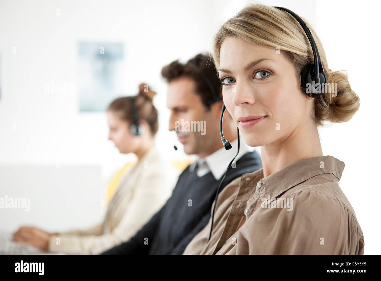 Customer service agent working in call center Stock Photo - Alamy Customer service agent working in call center Stock Photo - Alamy