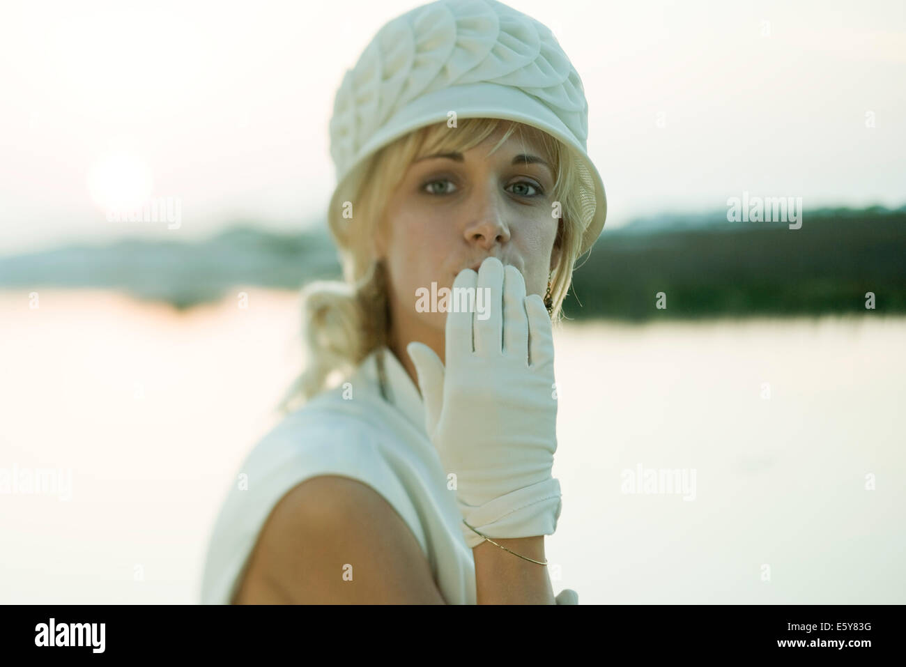 Gloved hand over mouth hi-res stock photography and images - Alamy