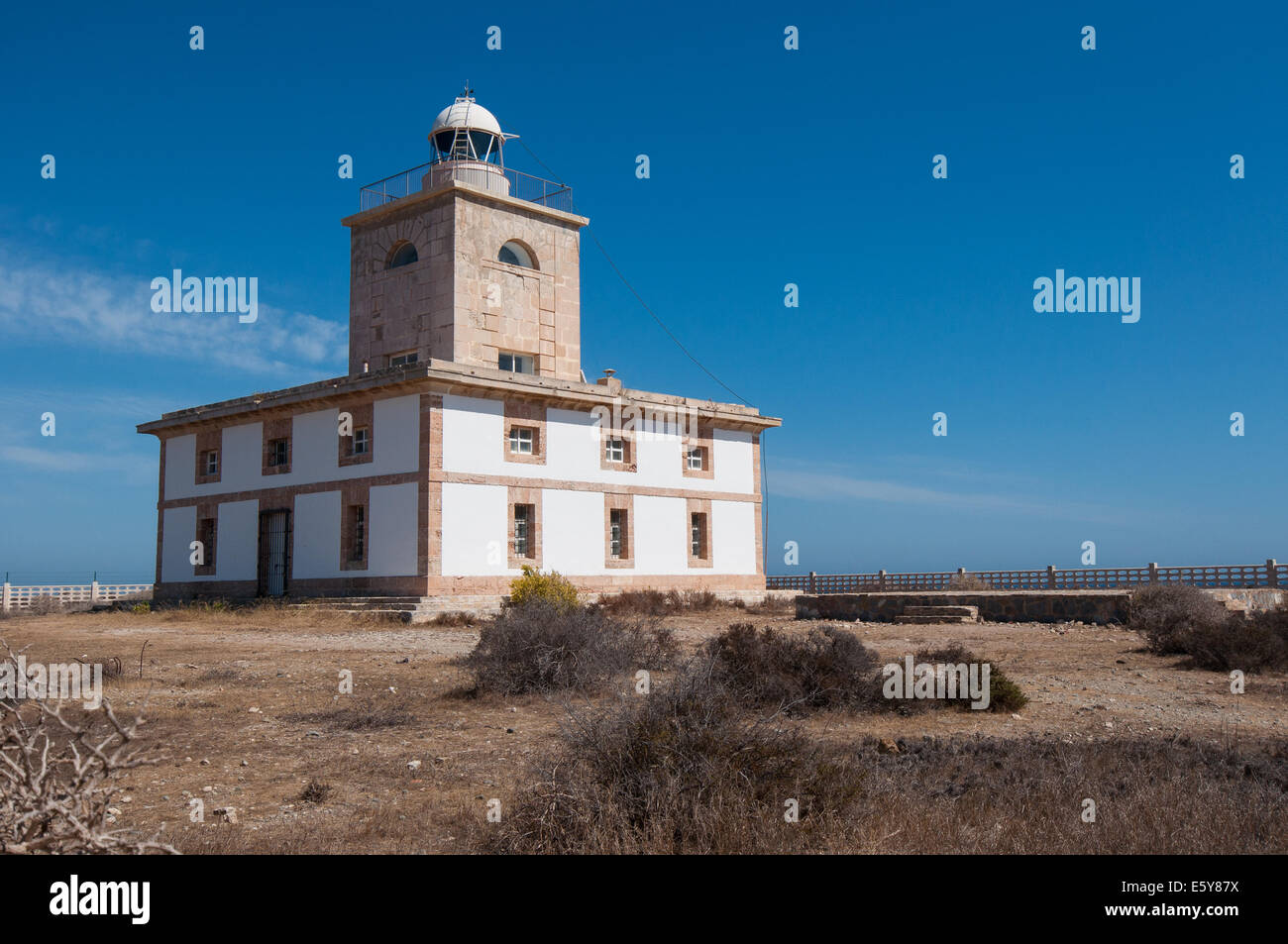 Lighthouse of Tabarca Stock Photo - Alamy