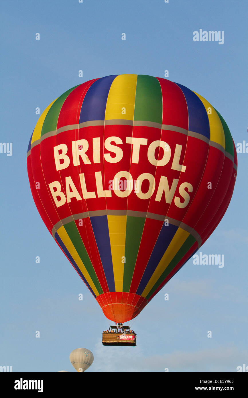 Bristol, UK. 8th August, 2014. Bristol Balloons lifts off during the ...