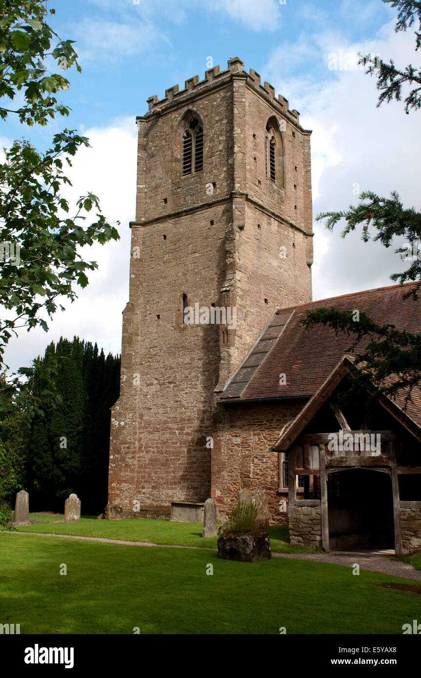 St. John the Baptist Church, Mathon, Herefordshire, England, UK Stock ...