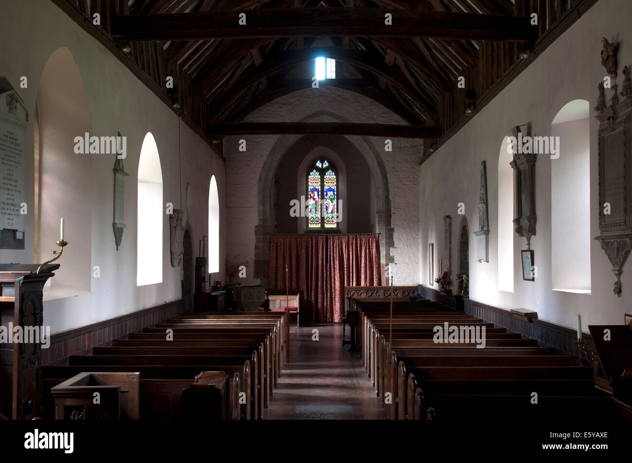 St. John the Baptist Church, Mathon, Herefordshire, England, UK Stock ...