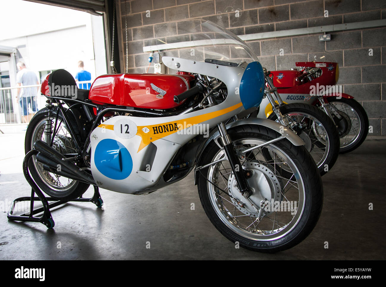 Classic Honda Racing Motorcycle High Resolution Stock Photography and ...