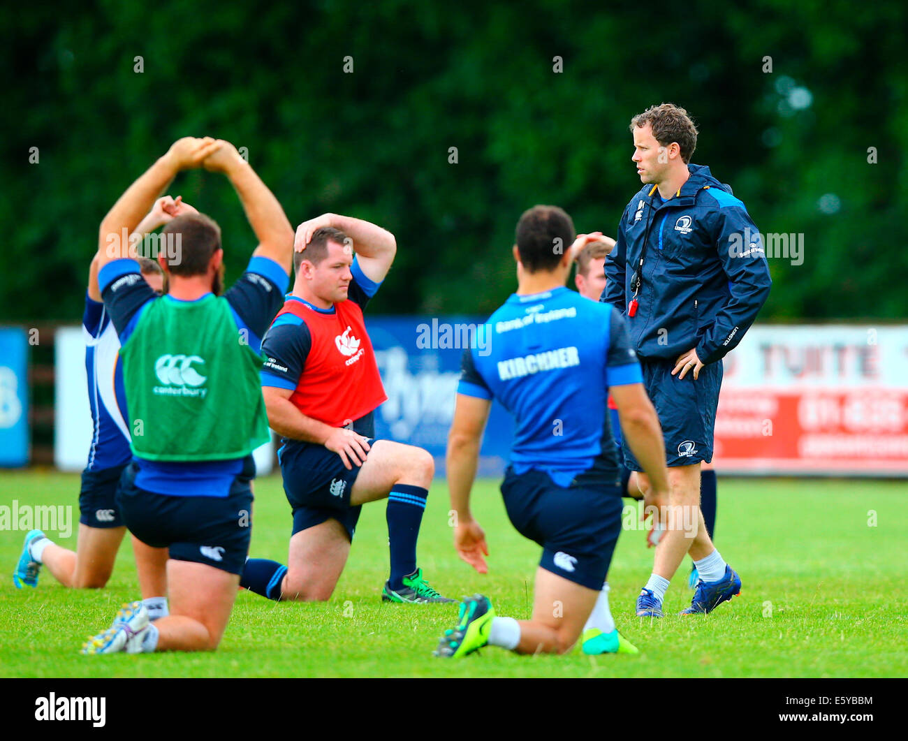 Ashbourne RFC, Ireland. 08th Aug, 2014. Pre-season training, Leinster ...