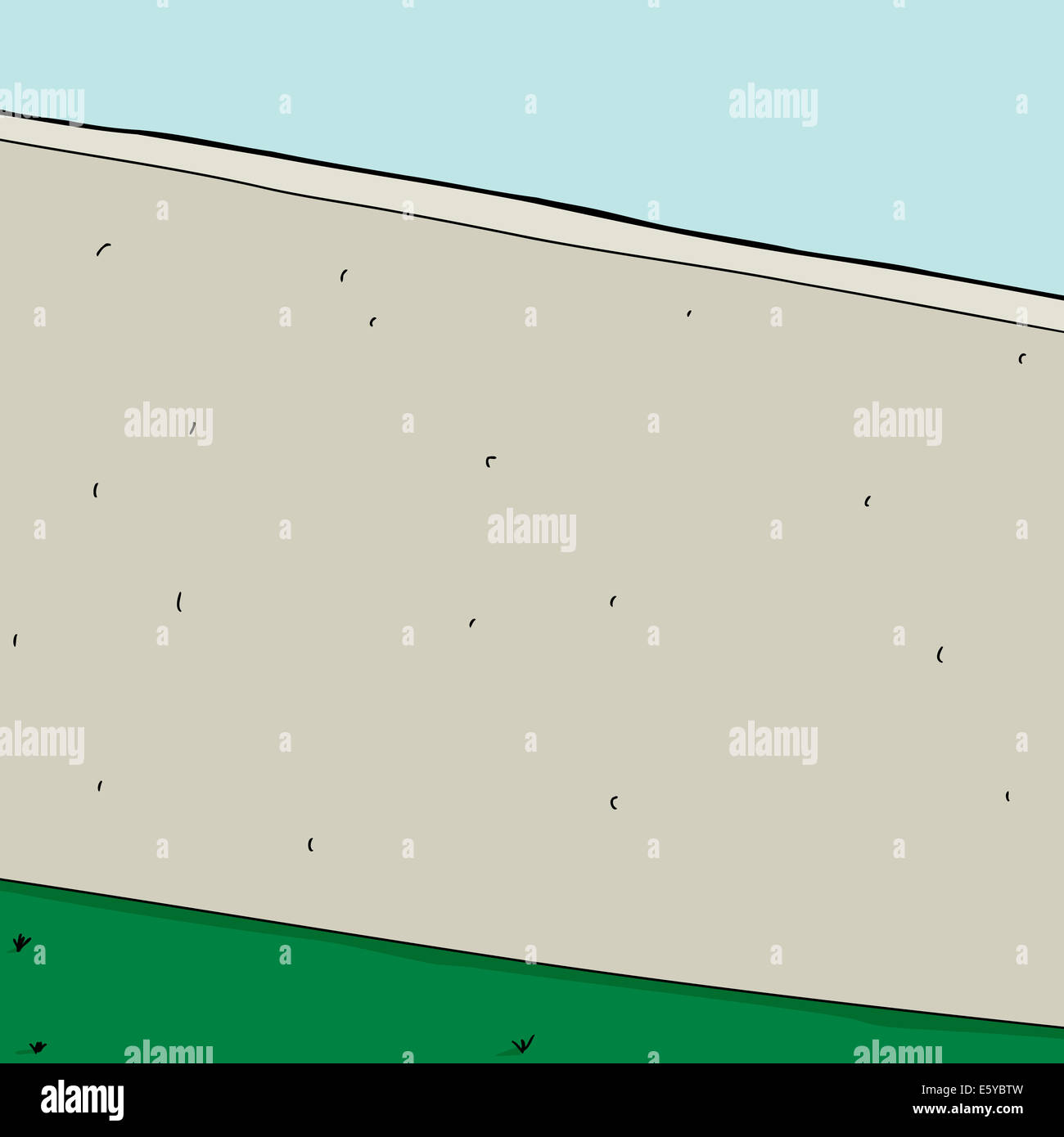 Hand drawn concrete wall background cartoon Stock Photo - Alamy