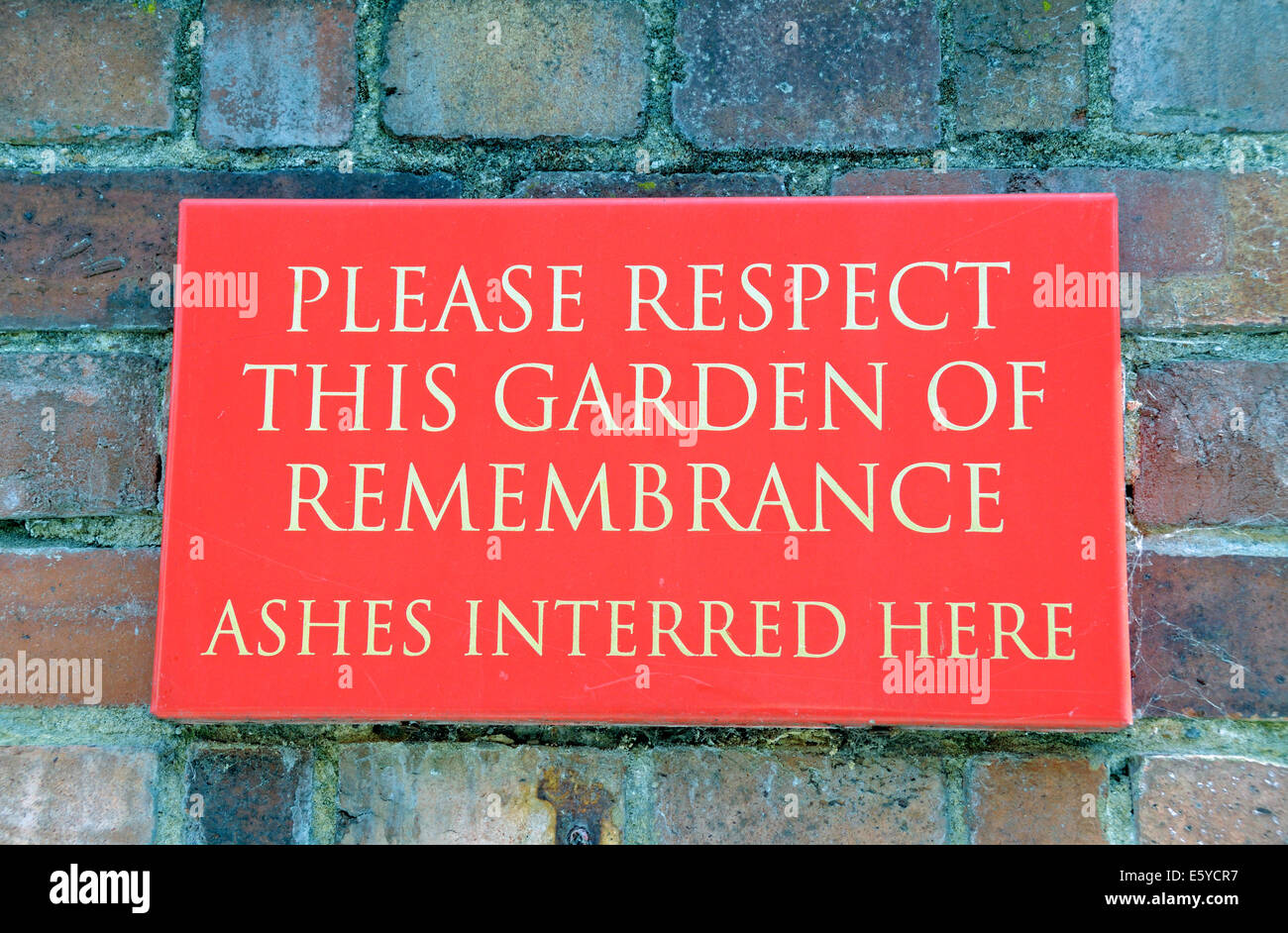 Remembrance plaque hi-res stock photography and images - Alamy
