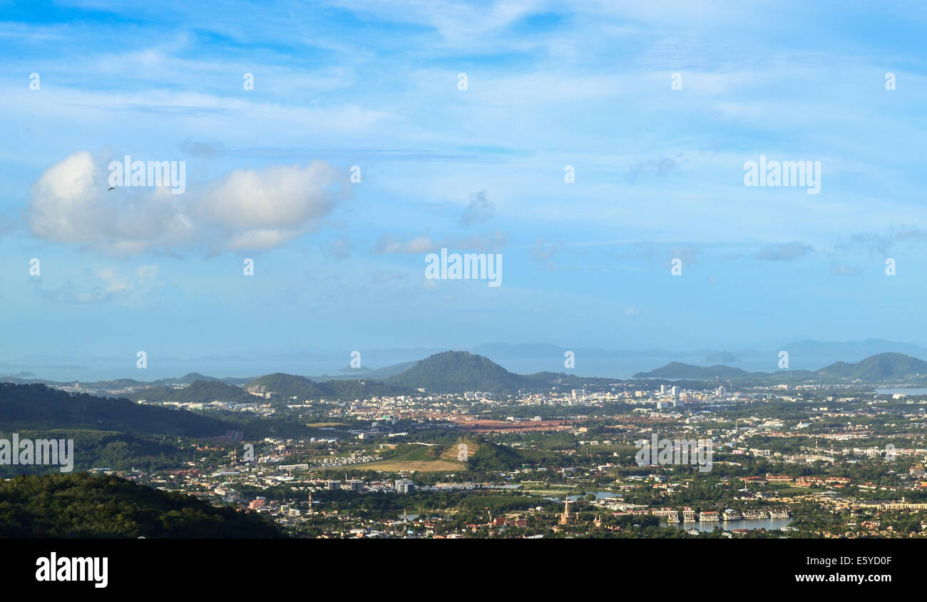 phuket view at Naga hills, Phuket, Thailand Stock Photo - Alamy