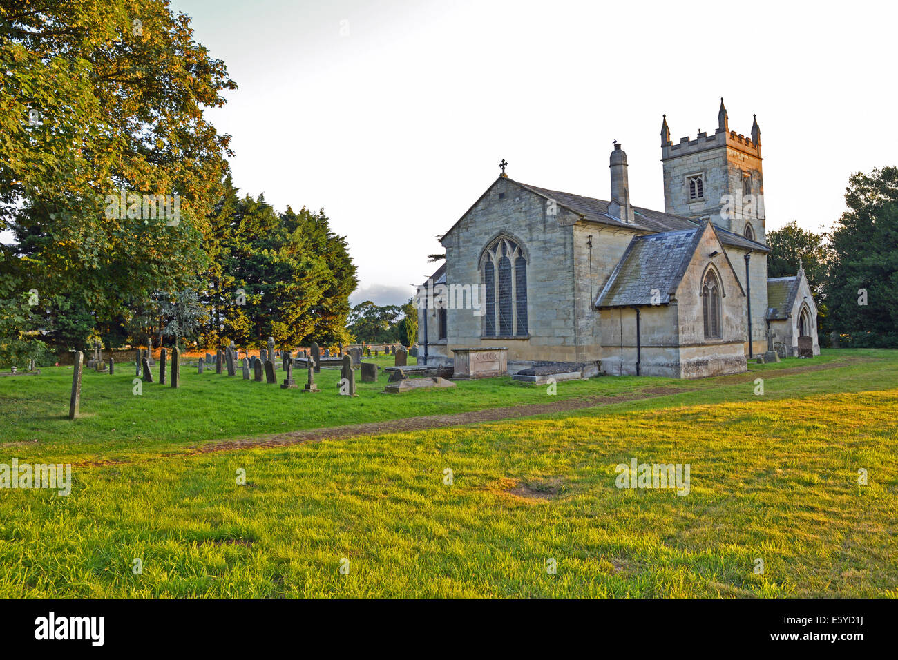 The Church of St Nicholas Overstone Northamptonshire Stock Photo - Alamy