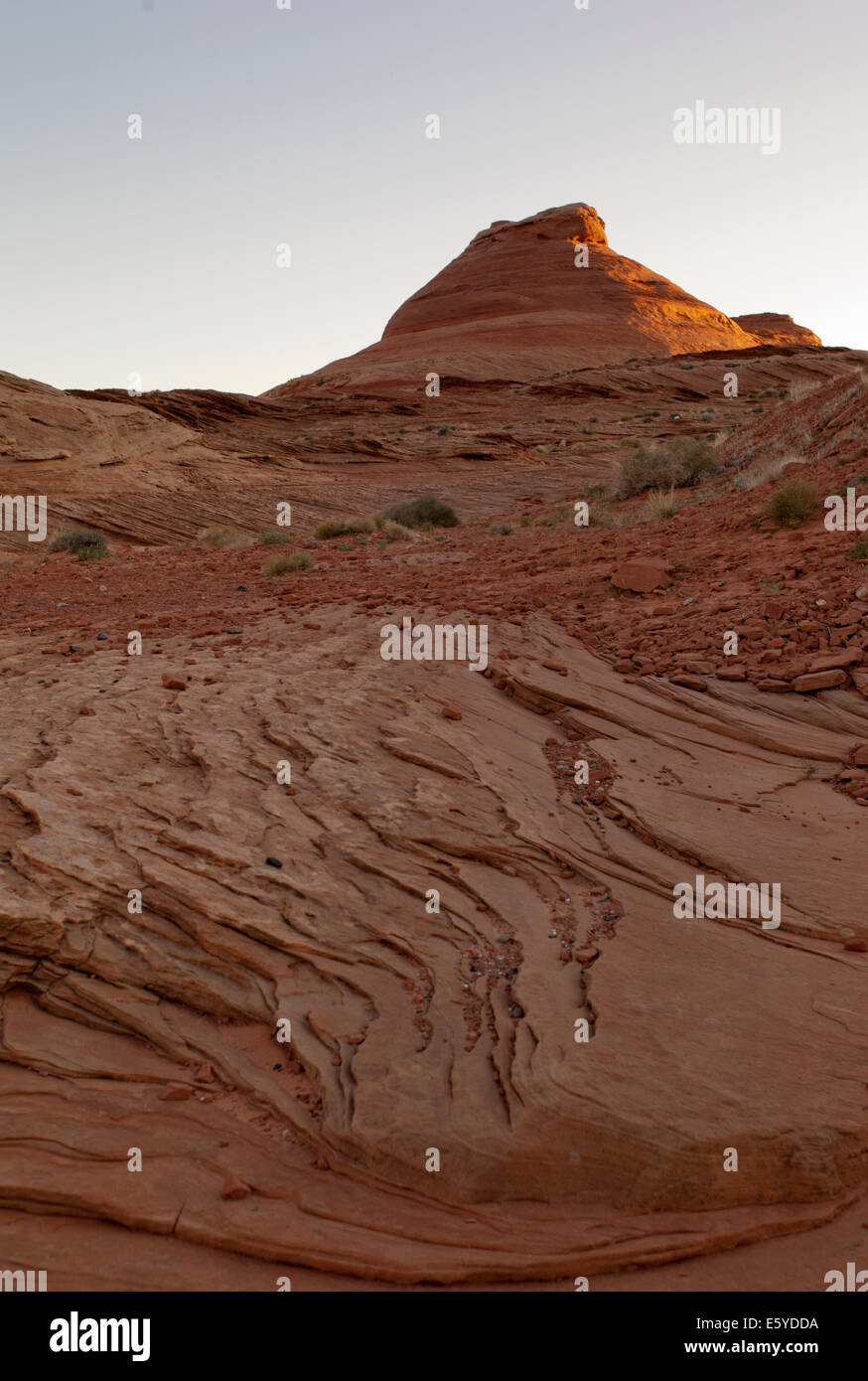 Rock formations on a landscape, Glen Canyon National Recreation Area ...