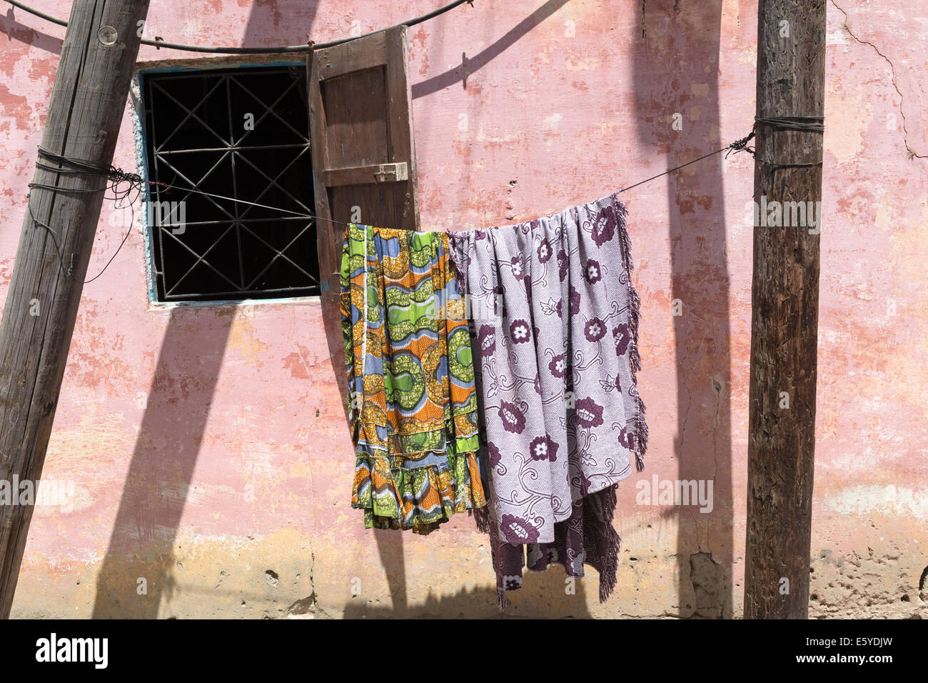 Open air drying laundry clothes hi-res stock photography and images - Alamy