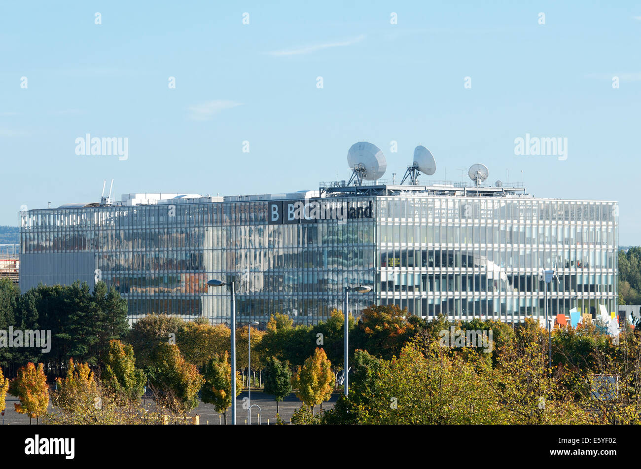 BBC Scotland Headquarters, Pacific Quay, Glasgow Stock Photo - Alamy