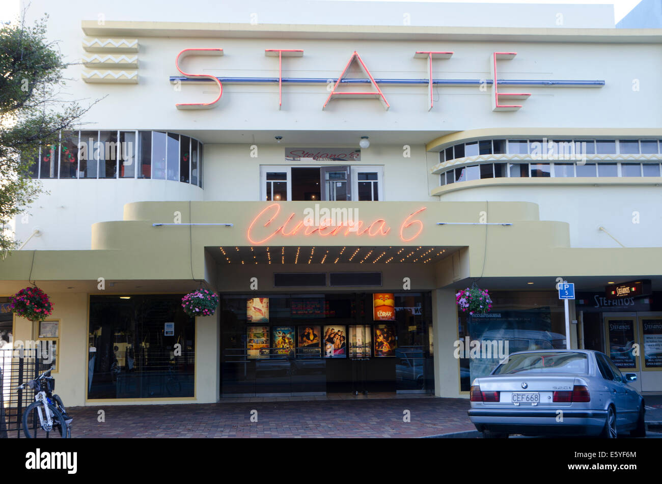 Art Deco State Cinema, Nelson, South Island, New Zealand Stock Photo ...