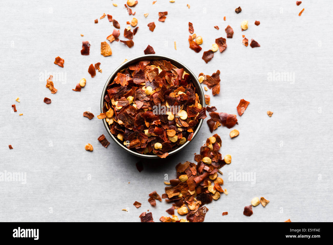 Red pepper flakes hi-res stock photography and images - Alamy