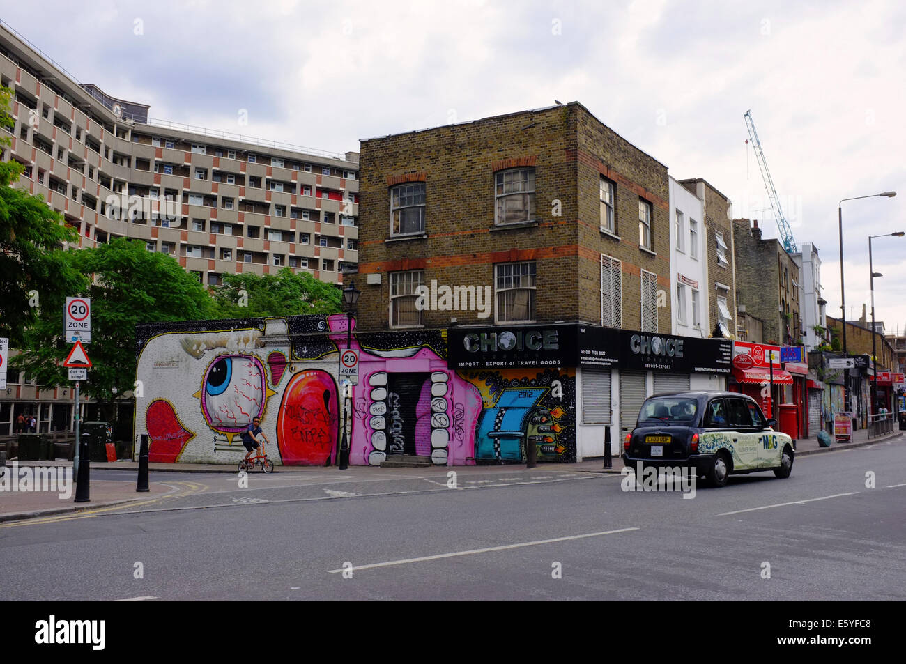Graffiti wall Art in Hackney, London Stock Photo - Alamy