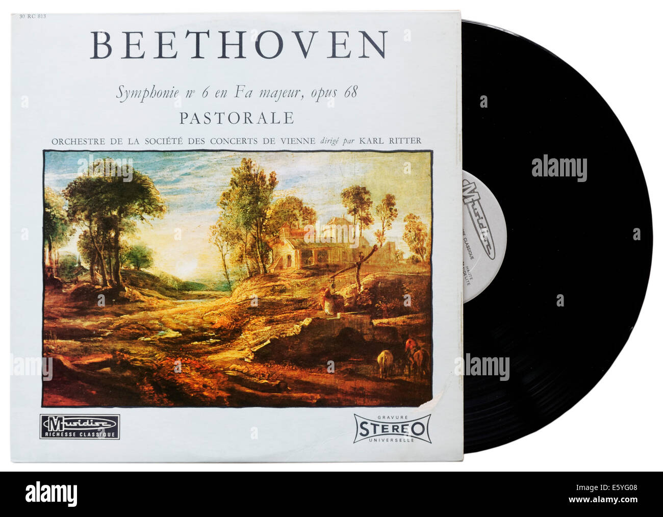 Beethoven's 6th Symphony 'Pastorale' on vinyl Stock Photo - Alamy