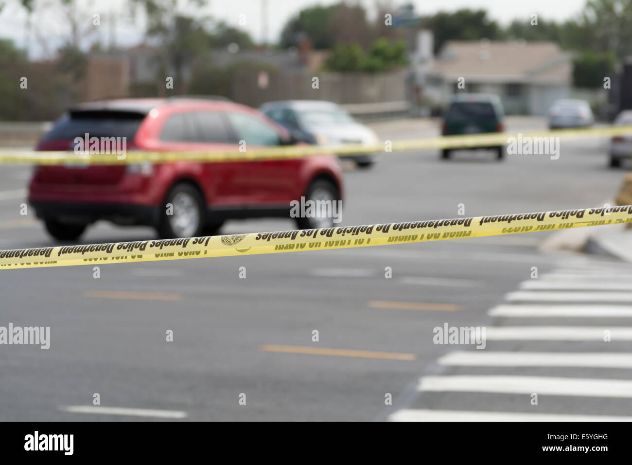 Crime scene tape hi-res stock photography and images - Alamy