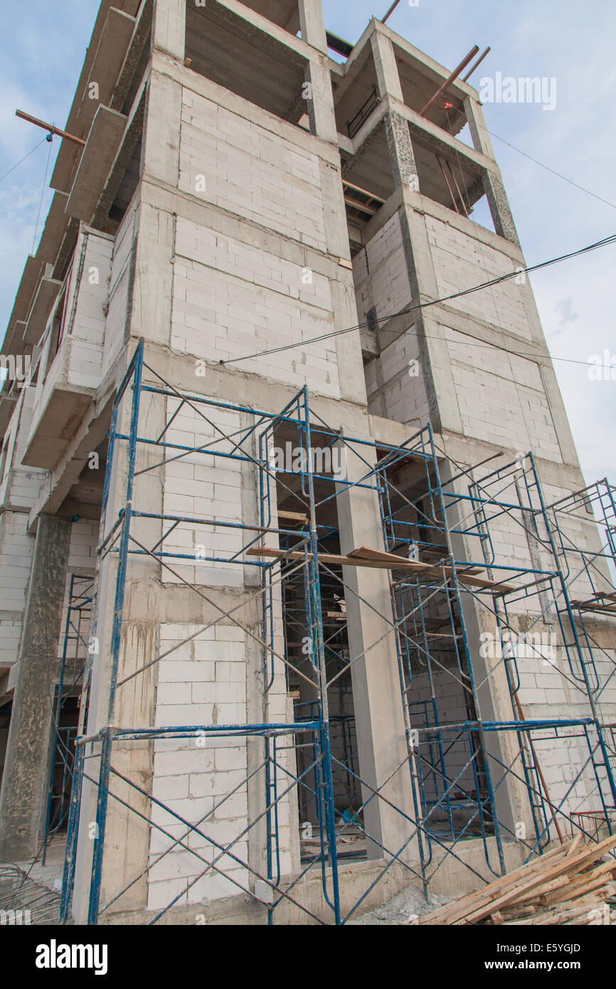 Hotel construction site in Thailand Stock Photo - Alamy