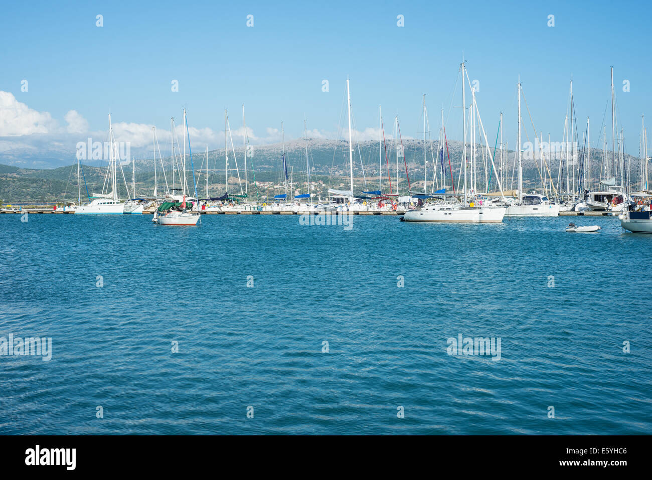 Lefkada port hi-res stock photography and images - Alamy