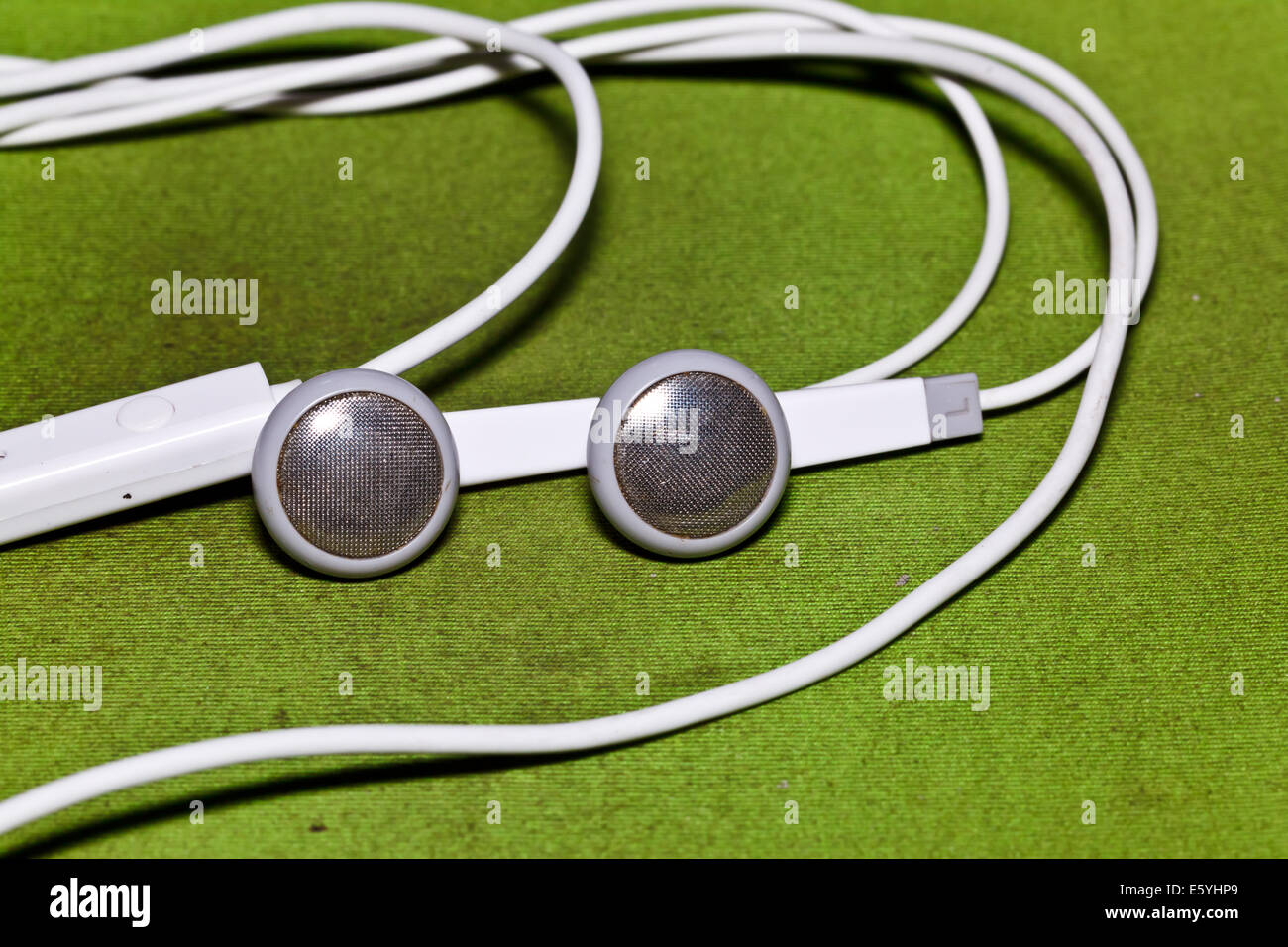 Red earphone hi-res stock photography and images - Alamy