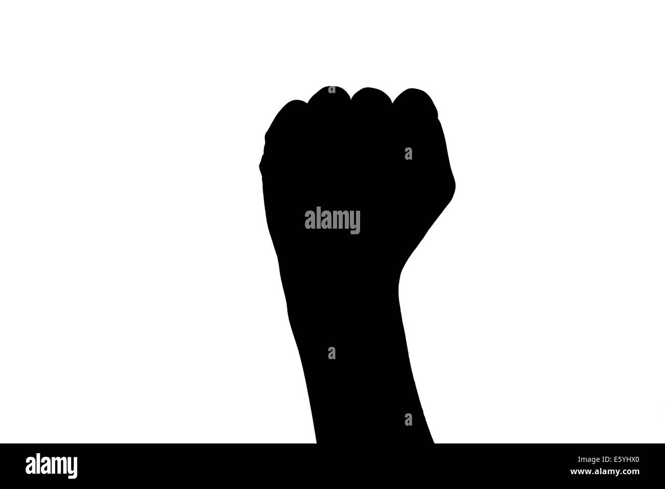 Biff hand sign on white background Stock Photo - Alamy
