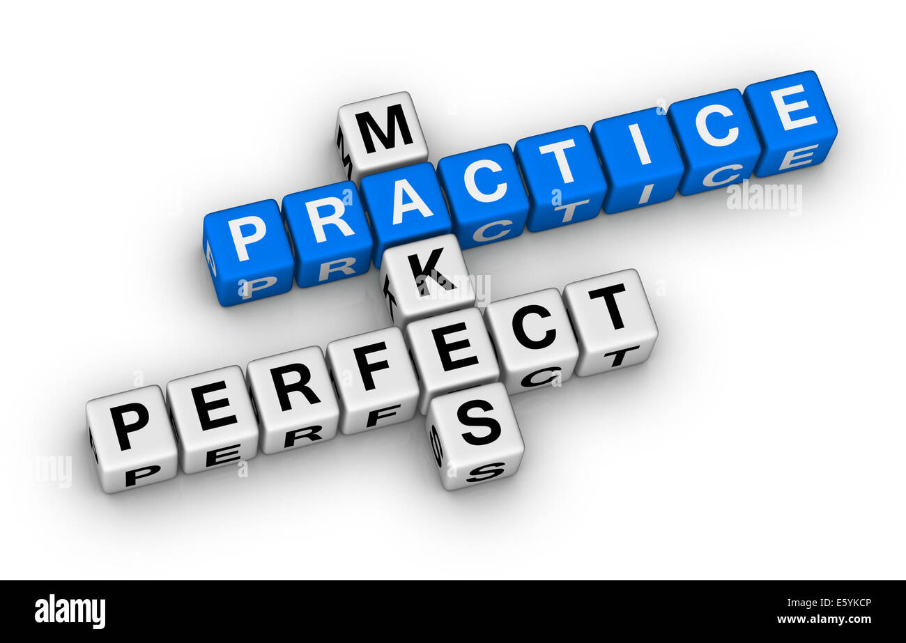 Practice makes perfect hi-res stock photography and images - Alamy
