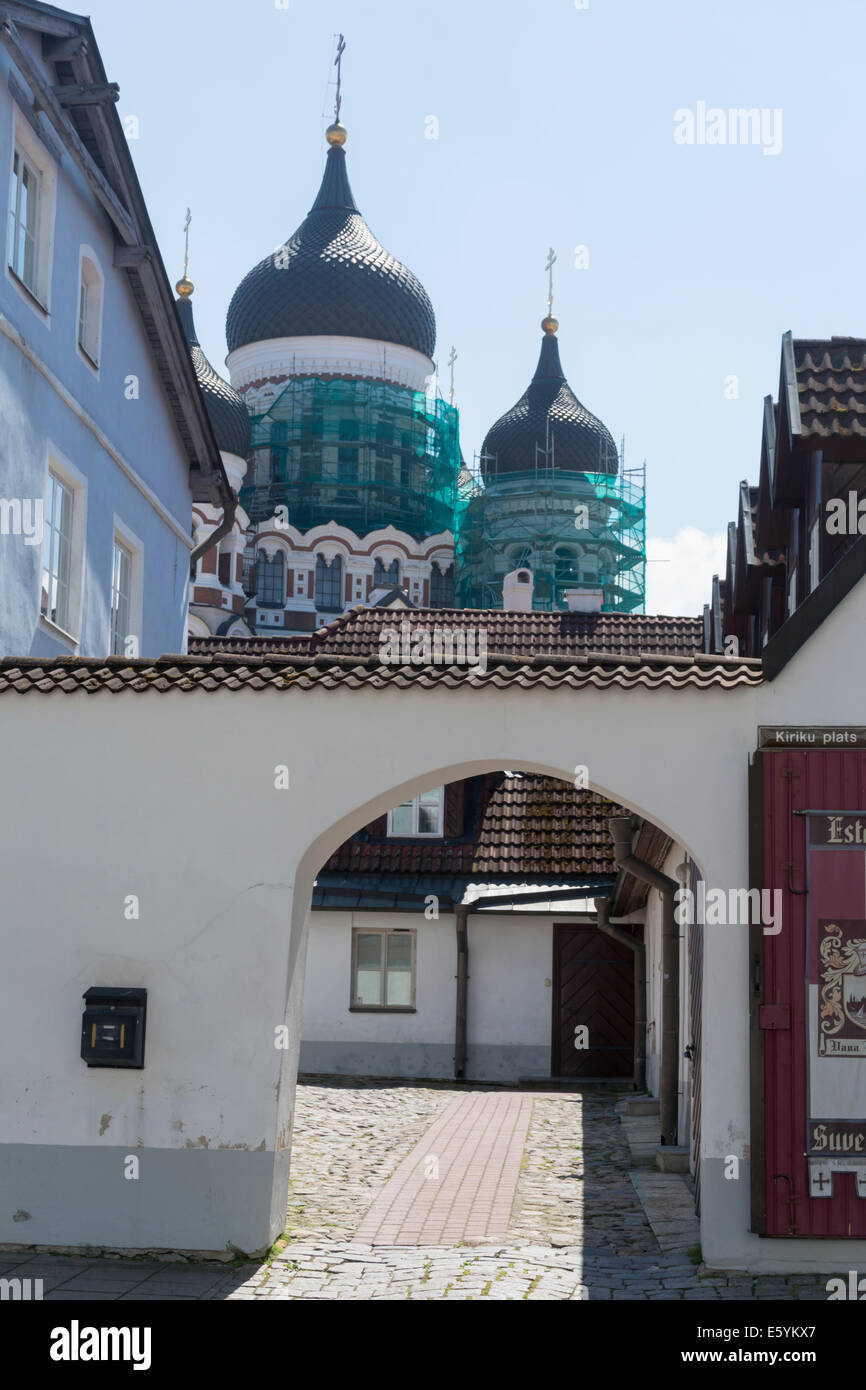 Streets of Old Tallinn Stock Photo - Alamy