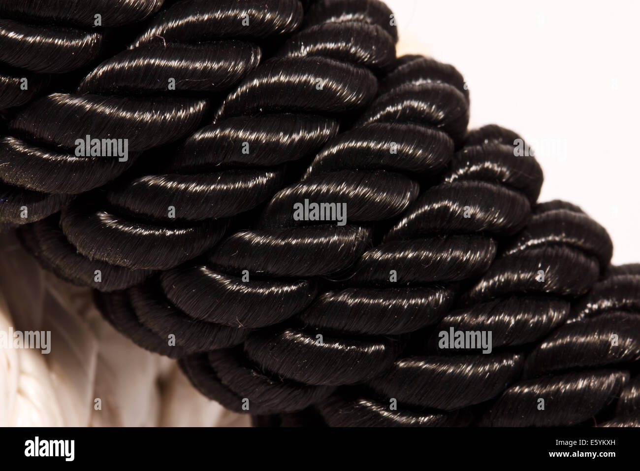 black rope Stock Photo - Alamy