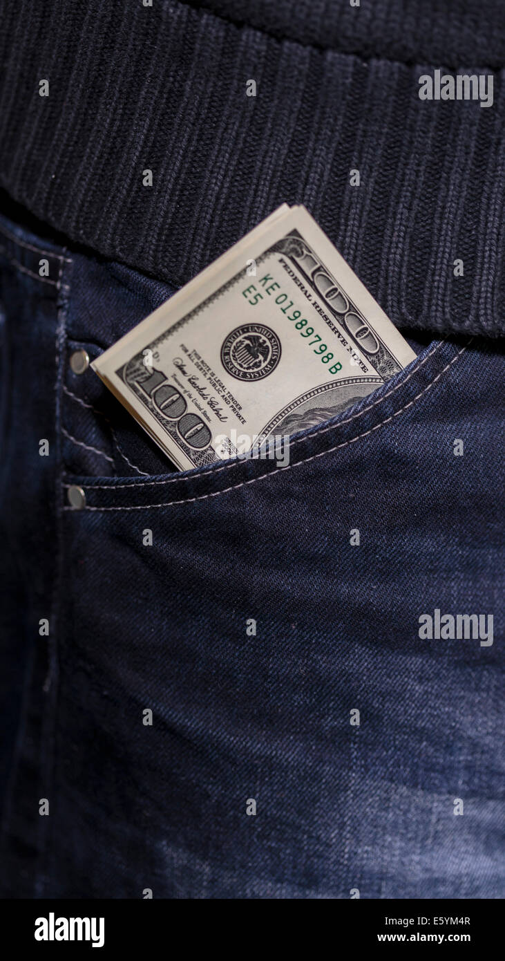 Money in the pocket Stock Photo - Alamy