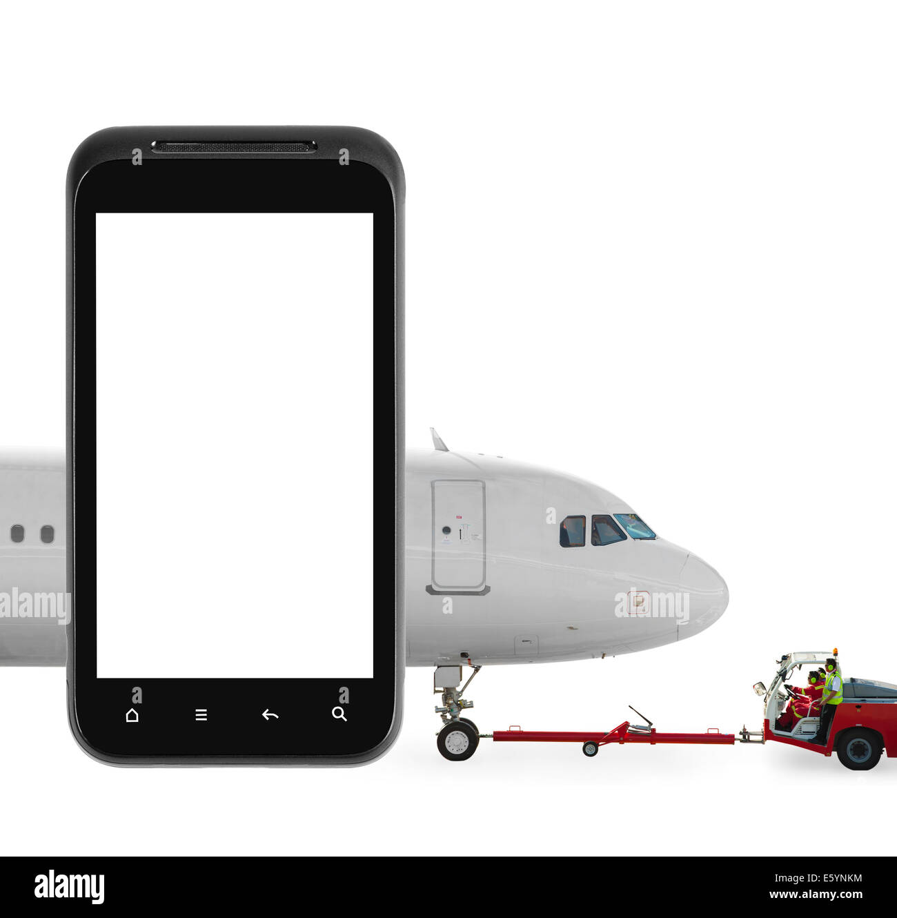 Check in screen Cut Out Stock Images & Pictures - Alamy